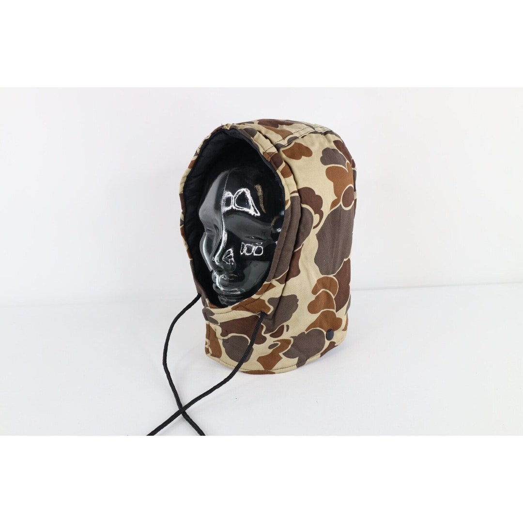 90s Streetwear Camouflage Snap Button Replacement Jacket Hood One Size ...