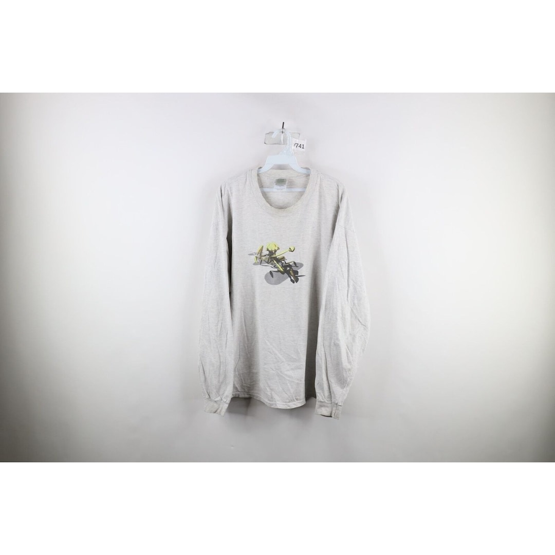 90s Liquid Sky Design Mens XL LSD Android New York Rave Long - Etsy