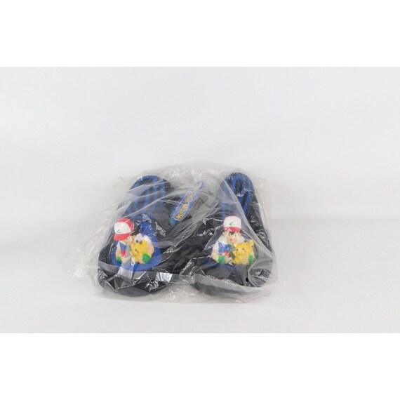 NOS Vintage 90s Pokemon Ash Ketchum House Slippers Sh… - Gem