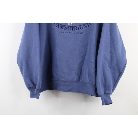 90s Womens Medium Faded Bluegrass Campground Ohio Mou… - Gem
