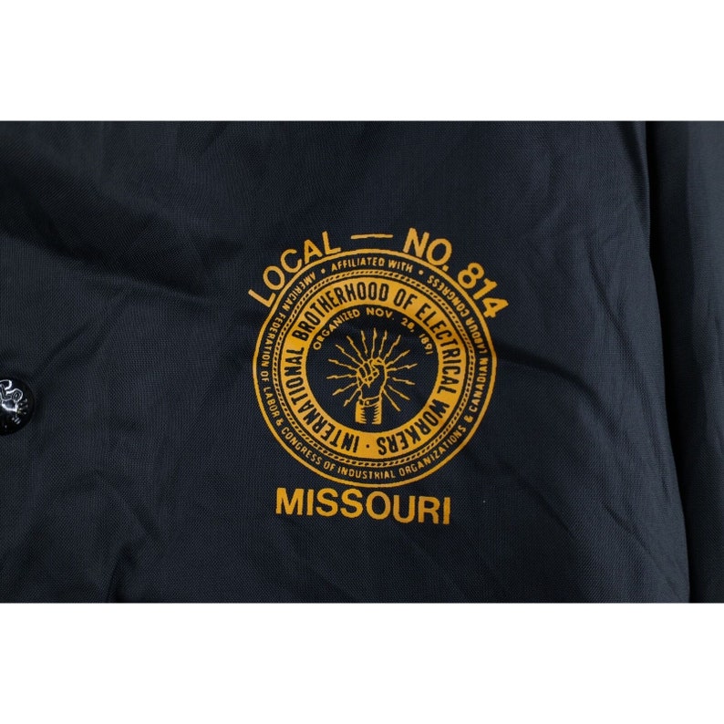 80s Mens Large International Brotherhood of Electrical Workers Union ...