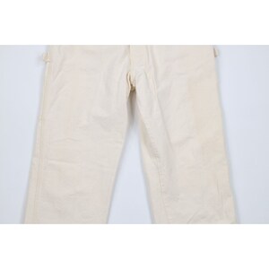 90s Dickies Mens 34x34 Spell Out Wide Leg Dungaree Painter Pants Cream ...