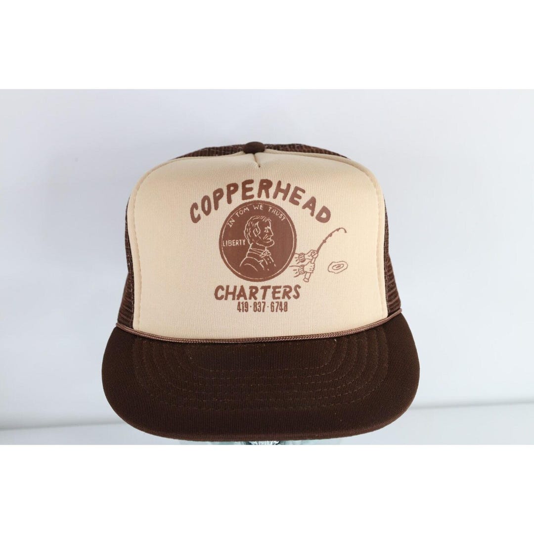 Deadstock Vintage 80s Copperhead Charters Fishing Tom Penny Toledo ...