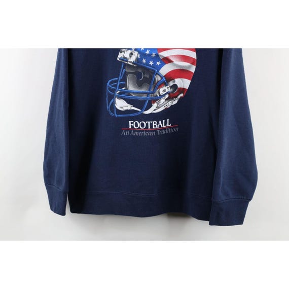 90s Mens Large Faded Heavyweight Football An American… - Gem