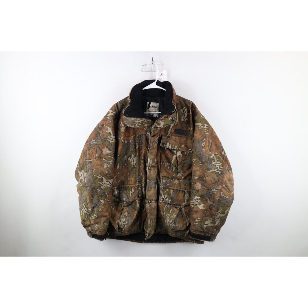 90s Gander Mountain Mens Medium Distressed Mossy Oak Camouflage Jacket ...