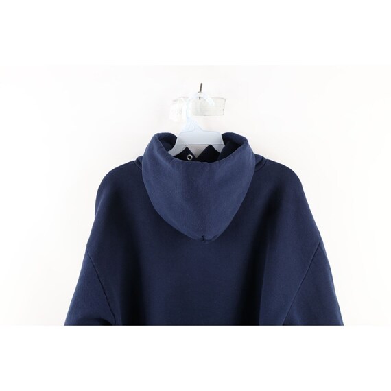 90s Streetwear Mens Large Faded Blank Heavyweight Hoo… - Gem