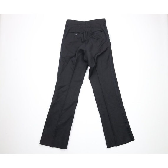 60s Mens 28x32 Wool Blend Wide Leg Bell Bottoms Tuxed… - Gem