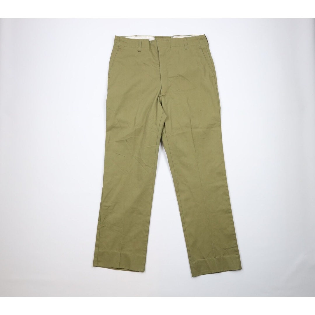 60s 70s Boy Scouts of America BSA Mens 36x31 Wide Leg Uniform Pants USA ...