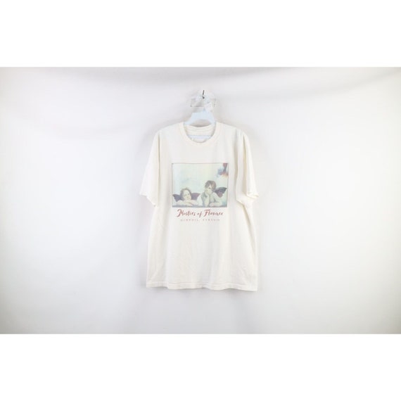 90s Mens Large Spell Out Raphael Two Angels Artist Ar… - Gem