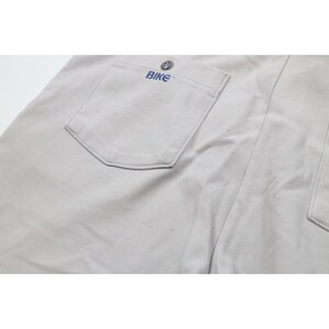 70s Bike Mens Large Distressed Knit Above Knee Baseball Coach Shorts ...