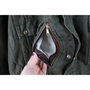 90s Carhartt Mens 2XL Distressed Blanket Lined Chore Barn Jacket Green USA, Vintage Carhartt ...