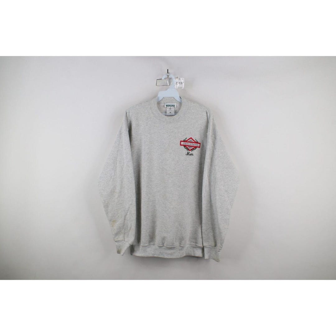 90s Womens Large Ohio State University Mom Crewneck Sweatshirt Heather ...