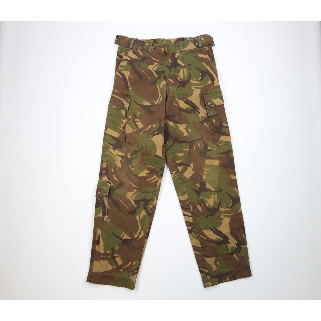90s Mens 34x33 Distressed Dutch Military Camouflage Cargo Pants AS IS ...