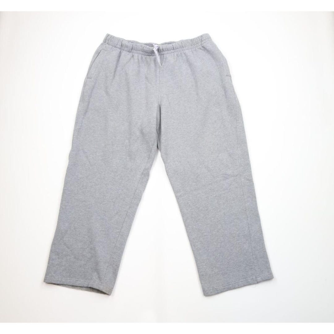 90s Starter Mens XL Distressed Heavyweight Wide Leg Sweatpants Gray ...