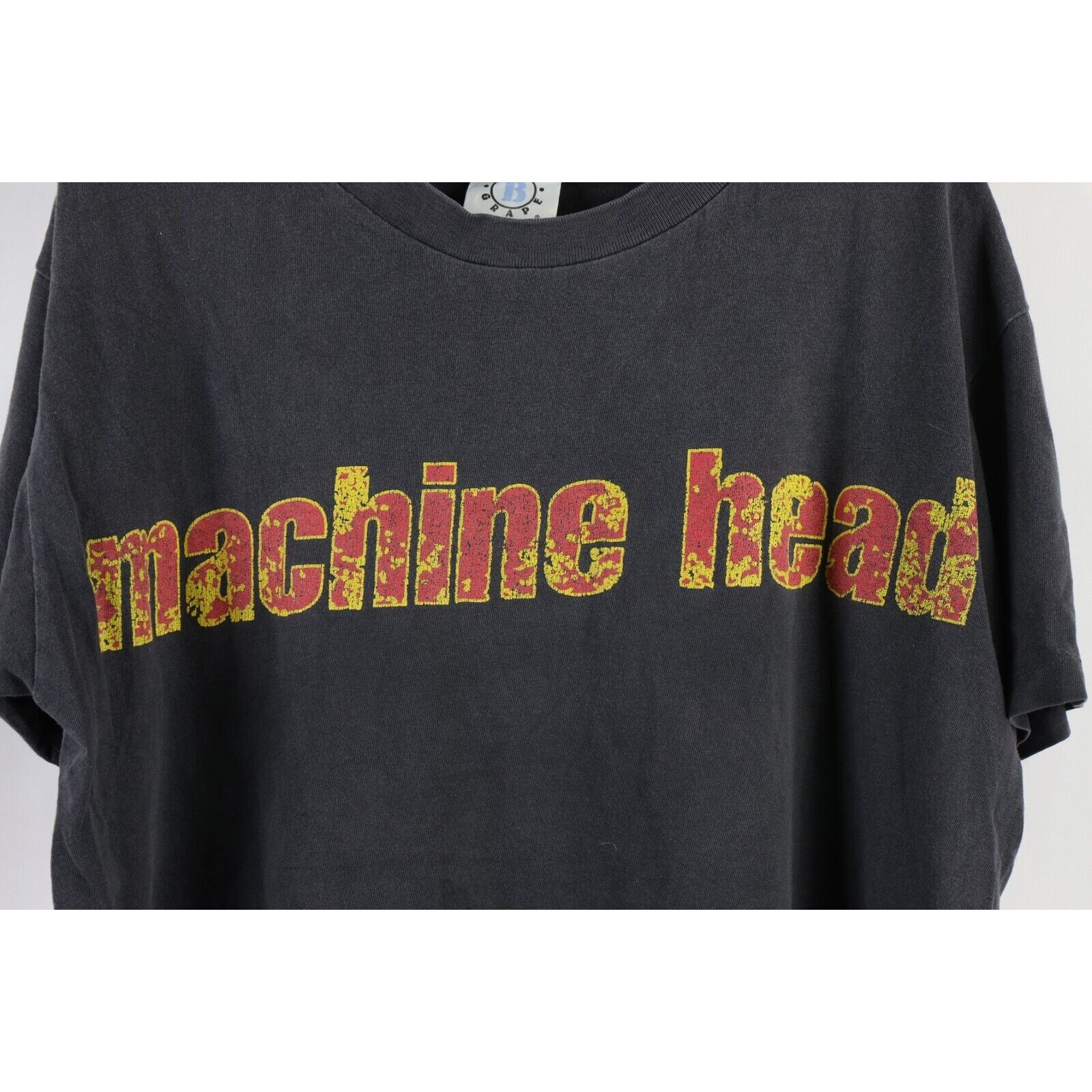 90s Mens L Distressed Machine Head the More Things Change Band - Etsy