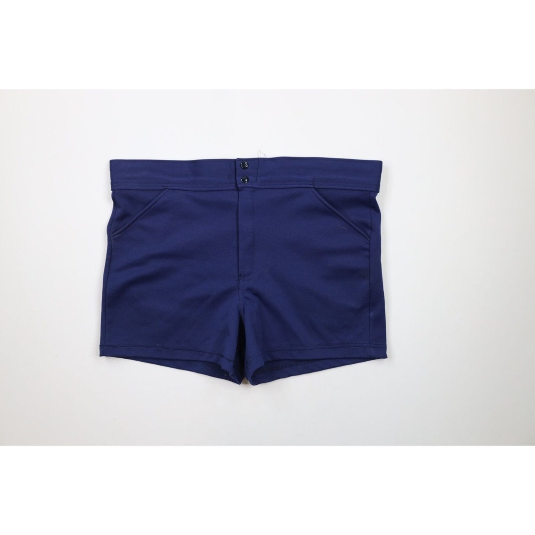 60s 70s Mens XL Distressed Above Knee Baseball Coach Coaches Shorts USA ...