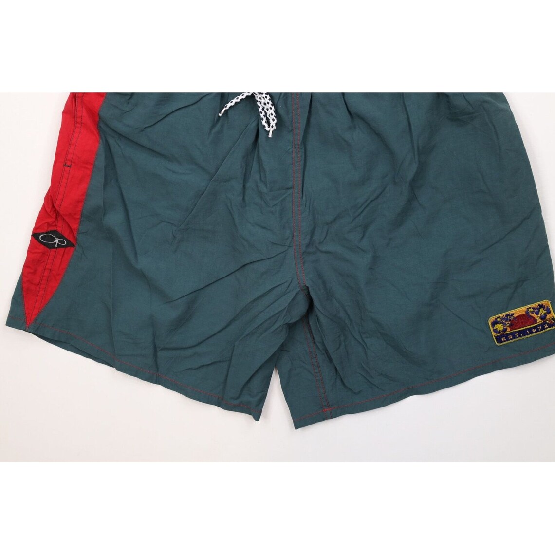 90s Ocean Pacific Mens Large Spell Out OP Lined Shorts Swim Trunks ...