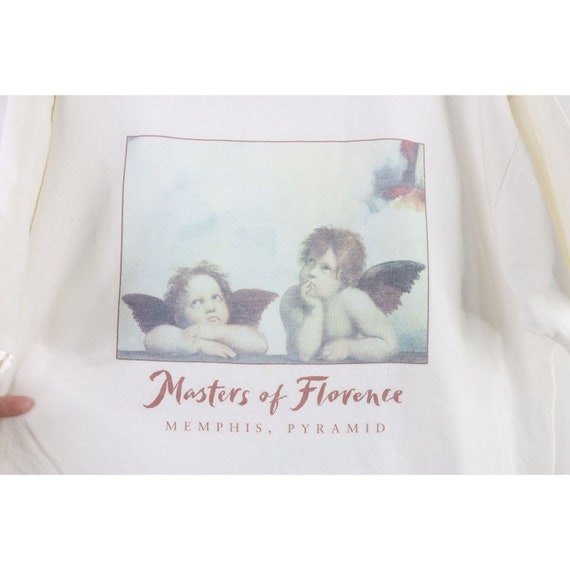 90s Mens Large Spell Out Raphael Two Angels Artist Ar… - Gem