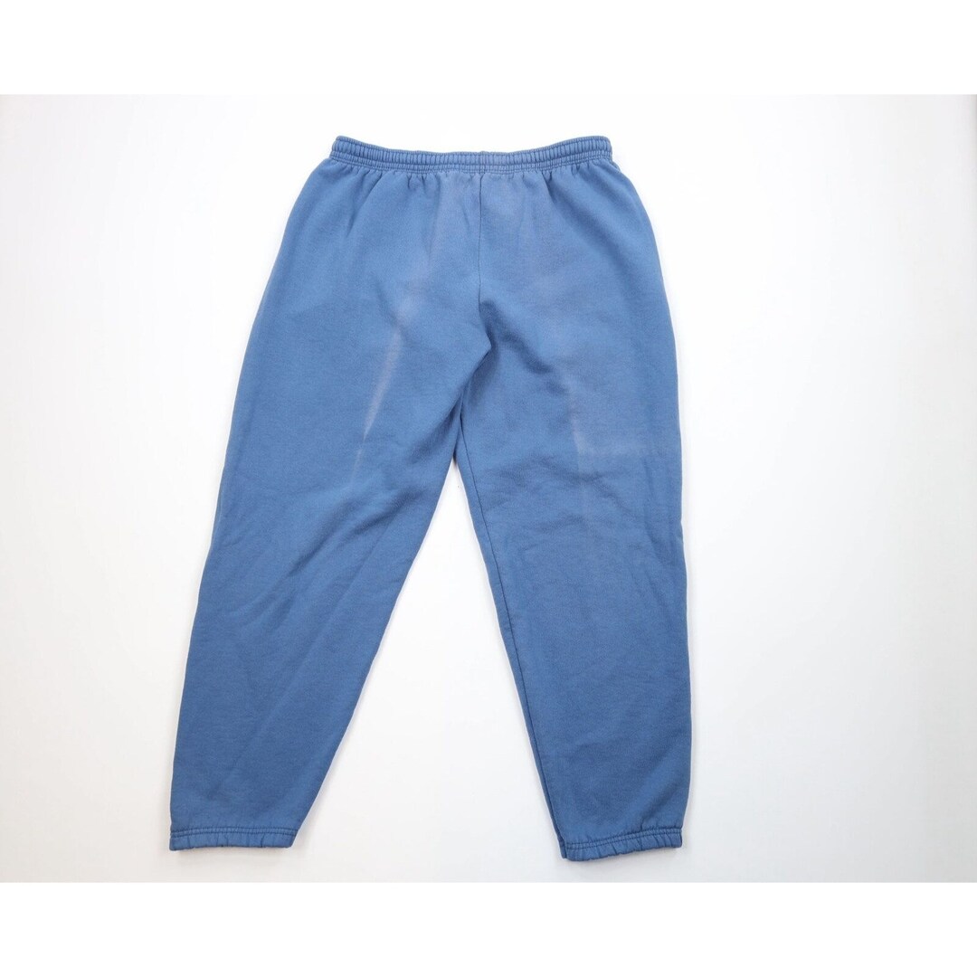 90s Streetwear Mens 2XL Faded Blank Heavyweight Sweatpants Joggers ...