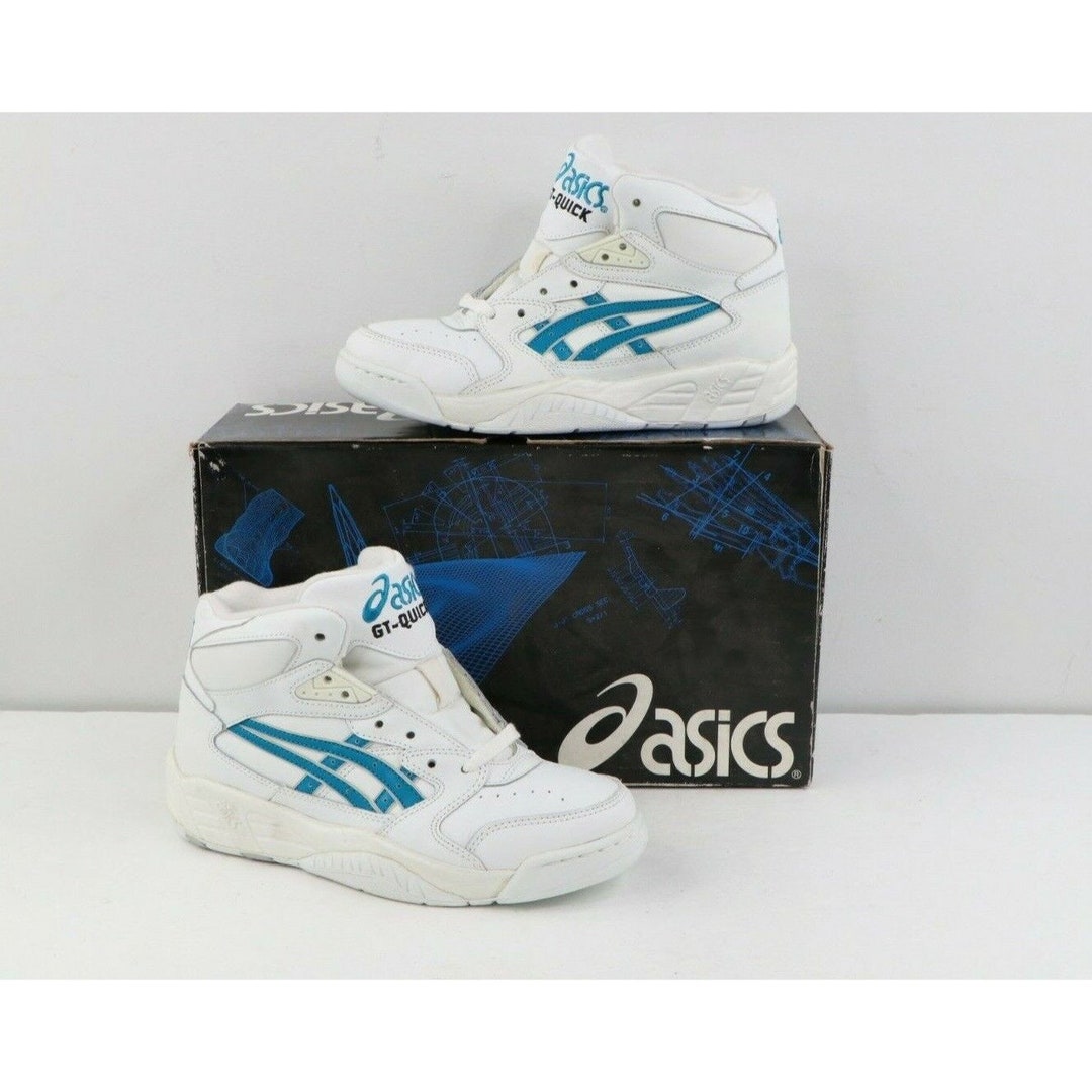 NOS Vintage 90s Asics Womens 6.5 GT Quick MT Leather Sneakers Shoes as ...