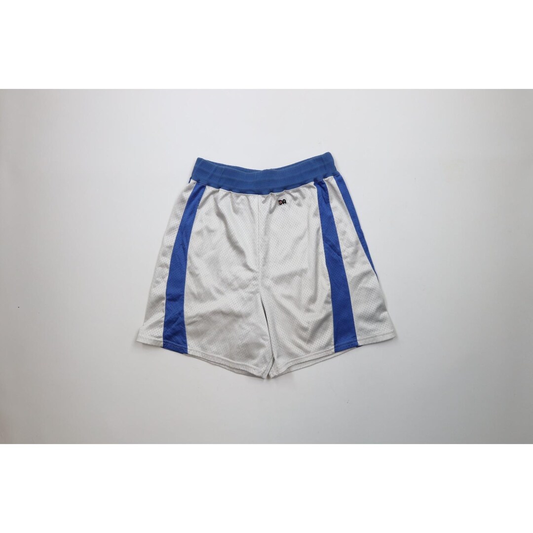 80s 90s Streetwear Mens Medium Above Knee Heavyweight Mesh Basketball ...