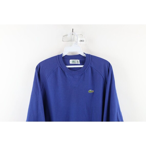 80s Izod Lacoste Mens Lage Croc Logo Pique Cotton Pul… - Gem