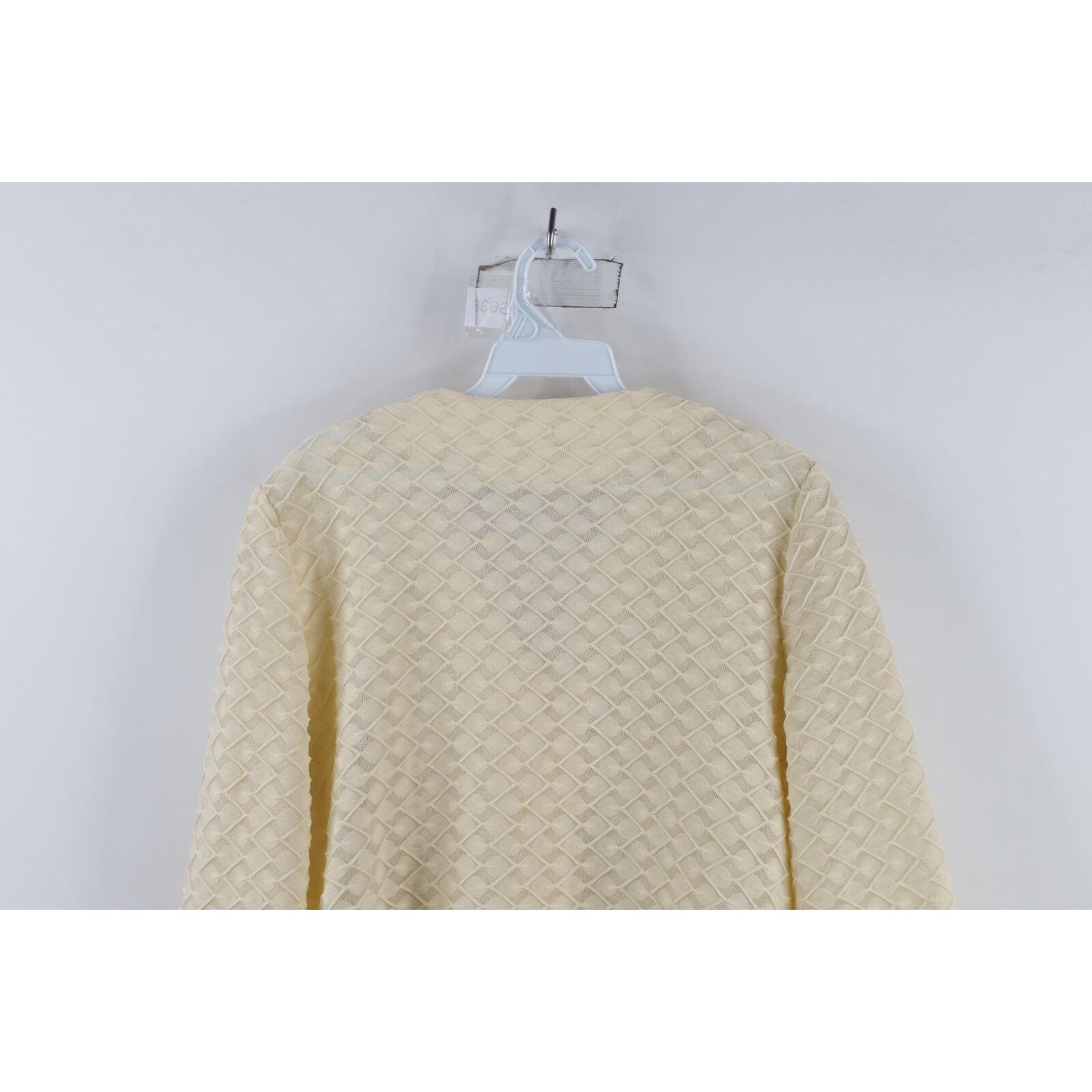 60s 70s Streetwear Womens Medium Sheer Textured Knit 60s 70s Streetwear Womens Medium Sheer Textured Knit