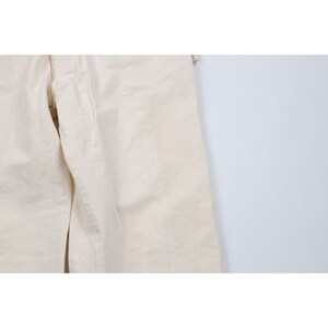 90s Dickies Mens 34x34 Spell Out Wide Leg Dungaree Painter Pants Cream ...