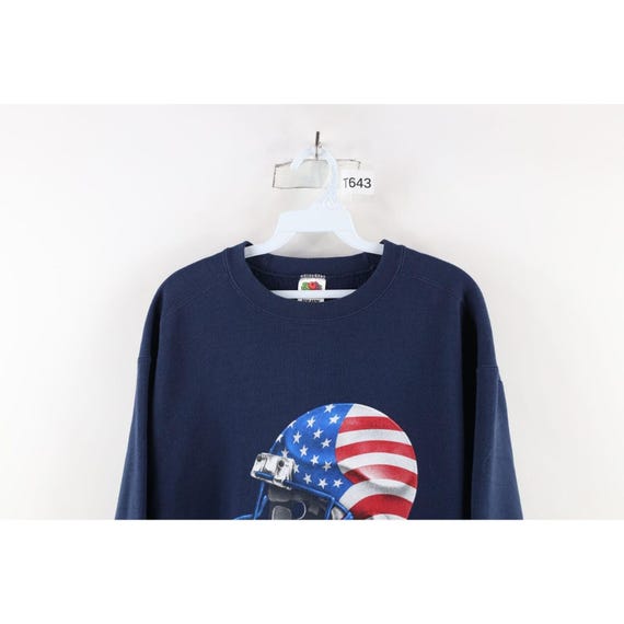 90s Mens Large Faded Heavyweight Football An American… - Gem