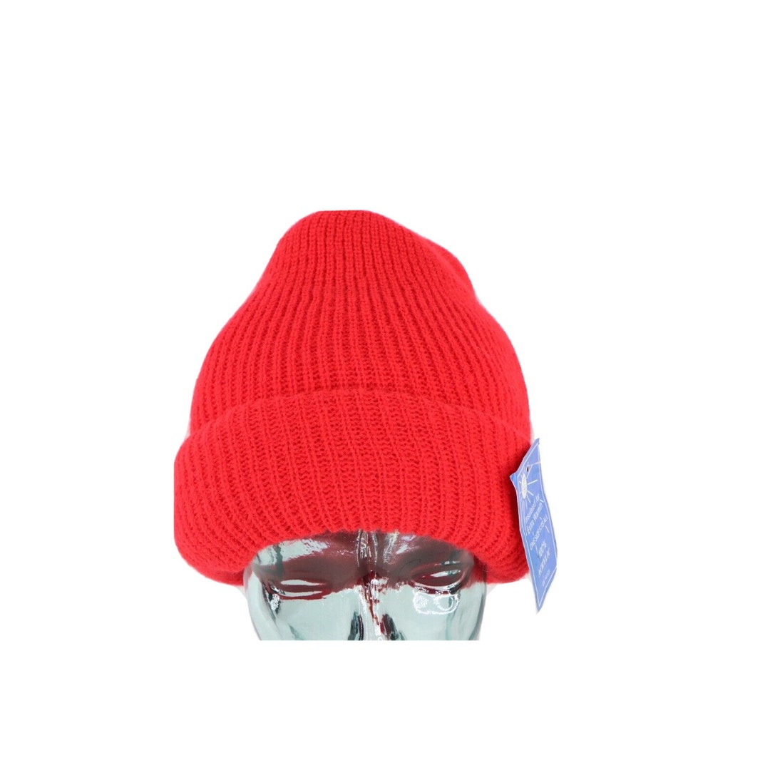 NOS Vintage 90s Streetwear Blank Double Faced Chunky Knit Beanie Hat ...