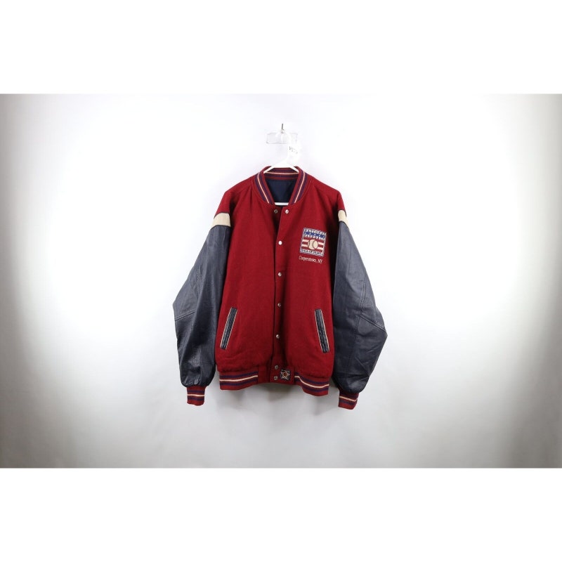 90s Baseball Jacket - Etsy