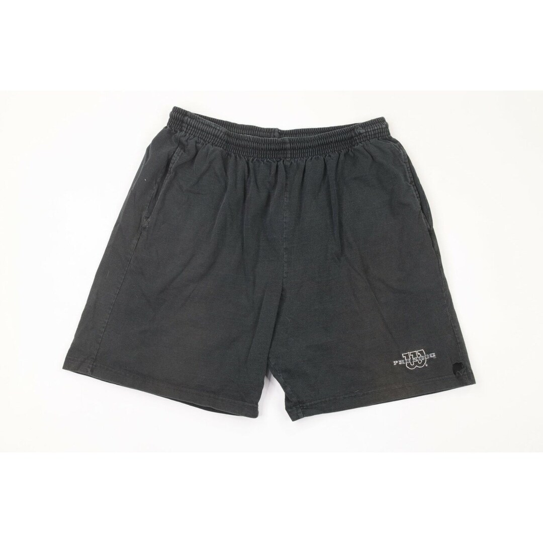 90s Wilson Mens XL Thrashed Spell Out Above Knee Cotton Dad Shorts ...