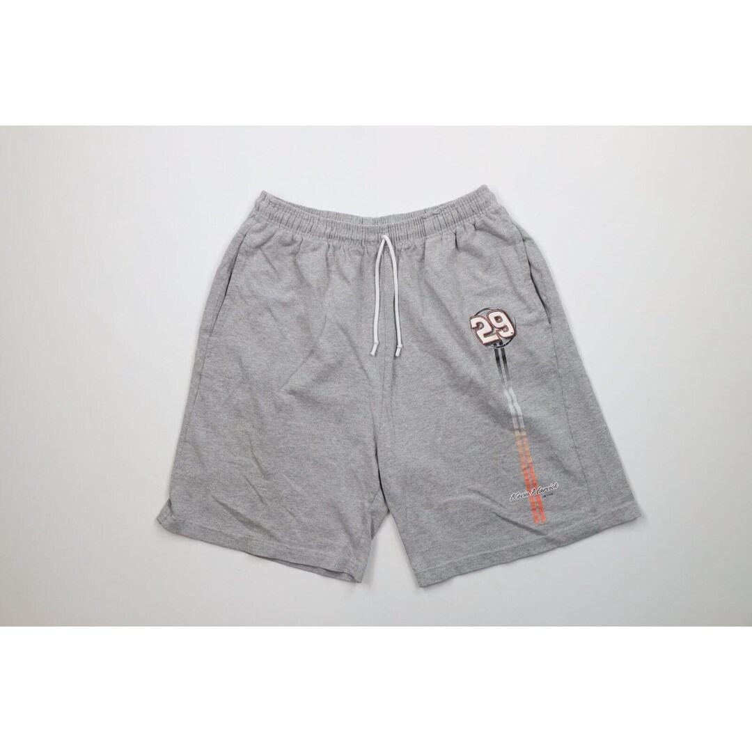 90s Nascar Mens 2XL Thrashed Above Knee Kevin Harvick Racing Shorts USA ...