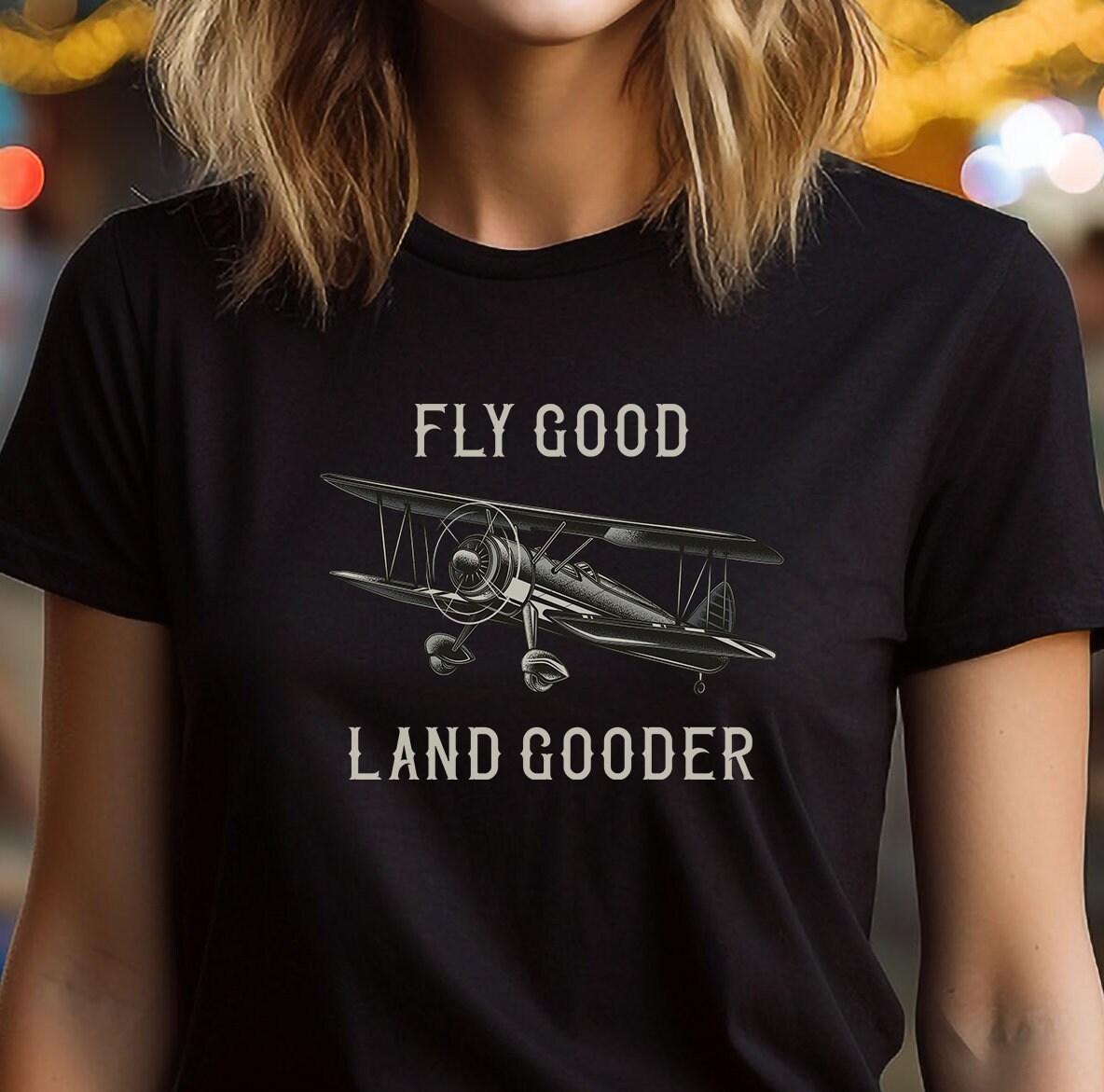 Fly Good Land Gooder Airplane Shirt, Airline Pilot Shirts, Pilot T ...