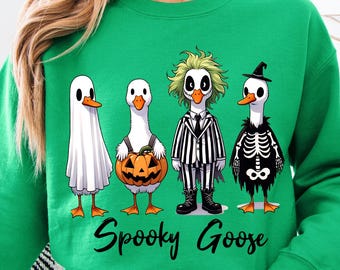 Funny Halloween Goose Png, Spooky Goose Png, Goose in Halloween ...