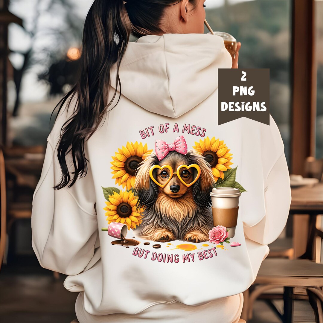 Bit of a Mess but Doing My Best Anxiety PNG, Funny Design, Sublimation ...