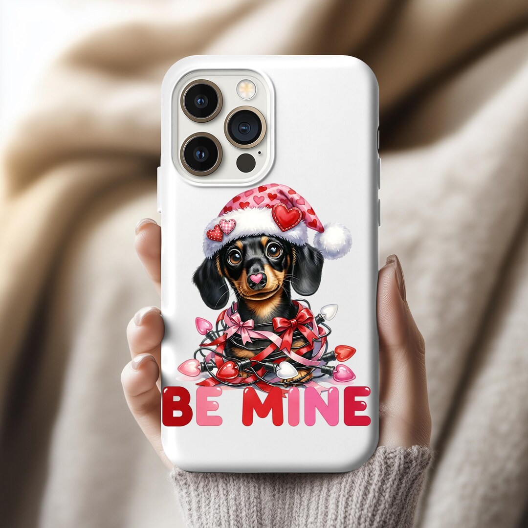 Dachshund Valentine PNG, Valentine Dog PNG, Be Mine Dachshund, Cute ...