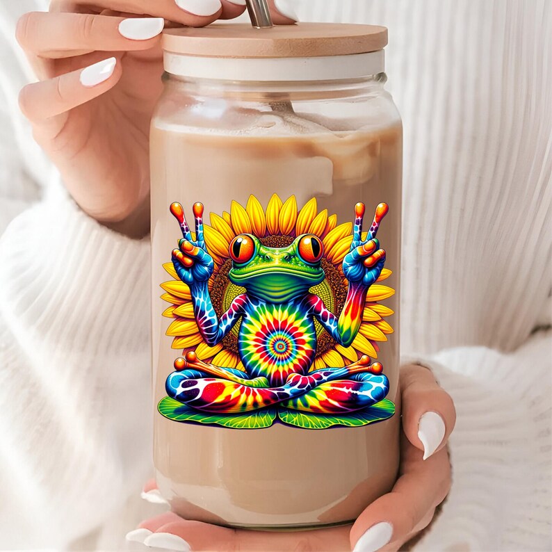 Rana y símbolo de la paz (Png), Rana hippie (Png), Diseño de ...