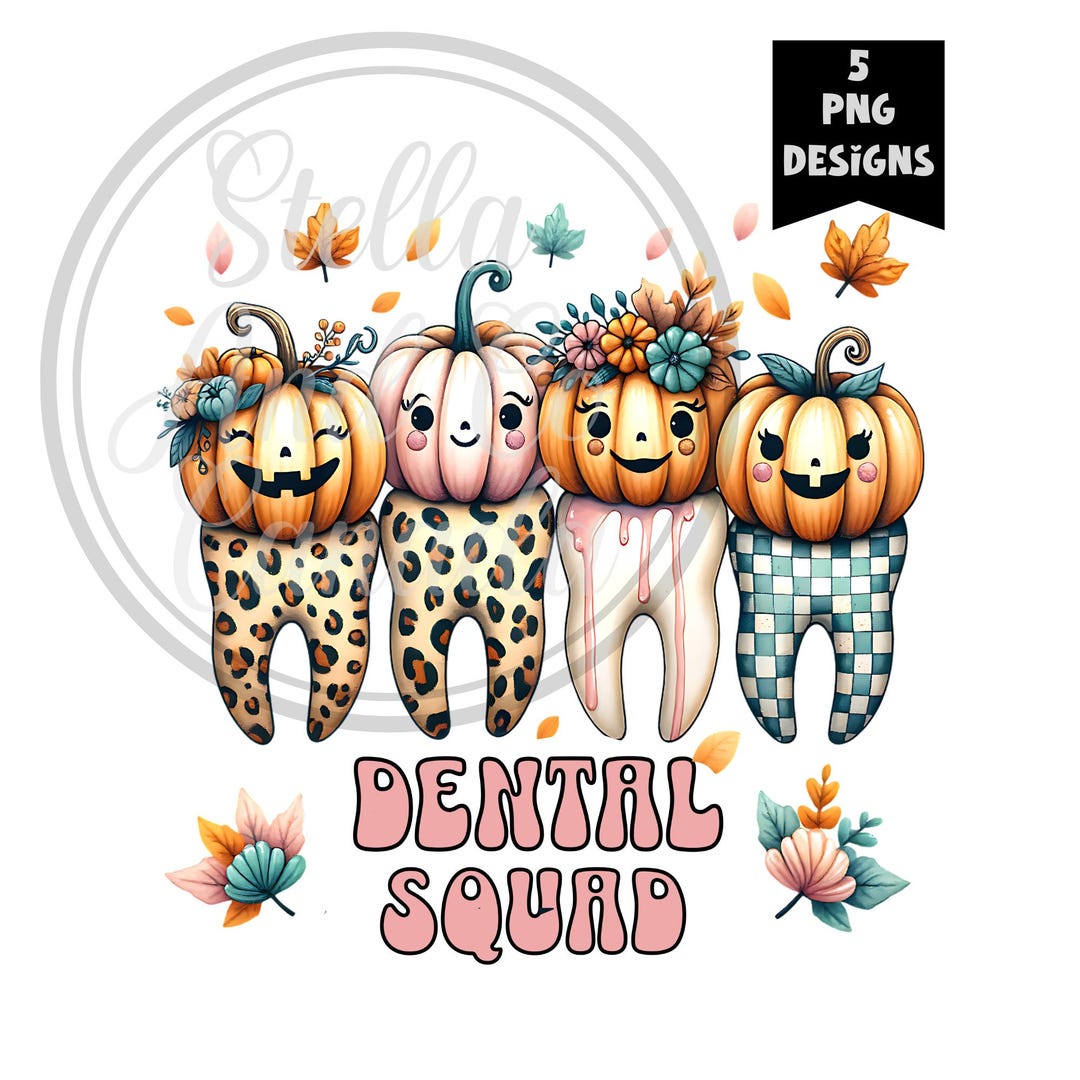 Dentist Thanksgiving PNG, Fall Dental Teeth PNG, Dental Assistant PNG ...
