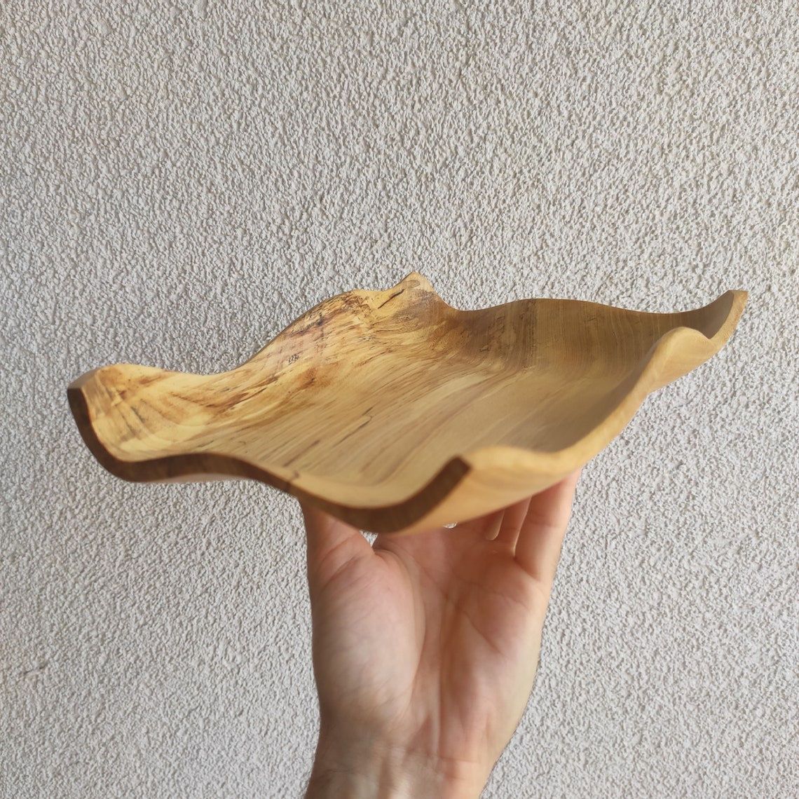 Unique Serving Board With Wavy Edges DIY Snack Plate Stylish Irregular ...