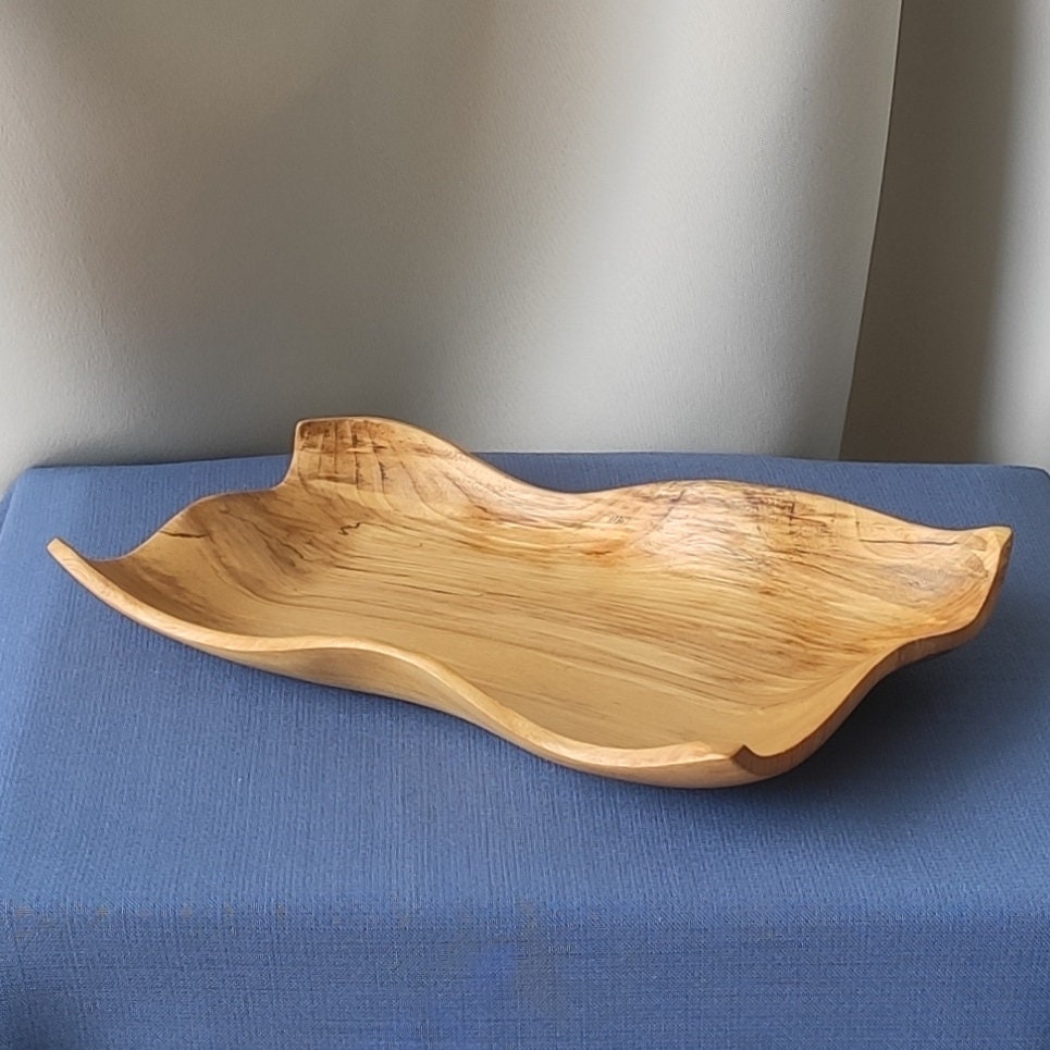 Unique Serving Board With Wavy Edges DIY Snack Plate Stylish Irregular ...