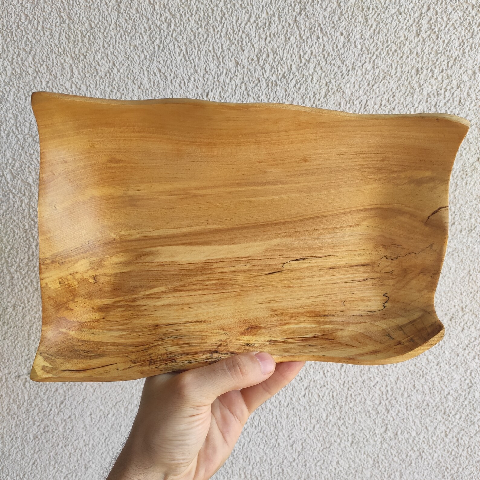 Unique Serving Board With Wavy Edges DIY Snack Plate Stylish Irregular ...
