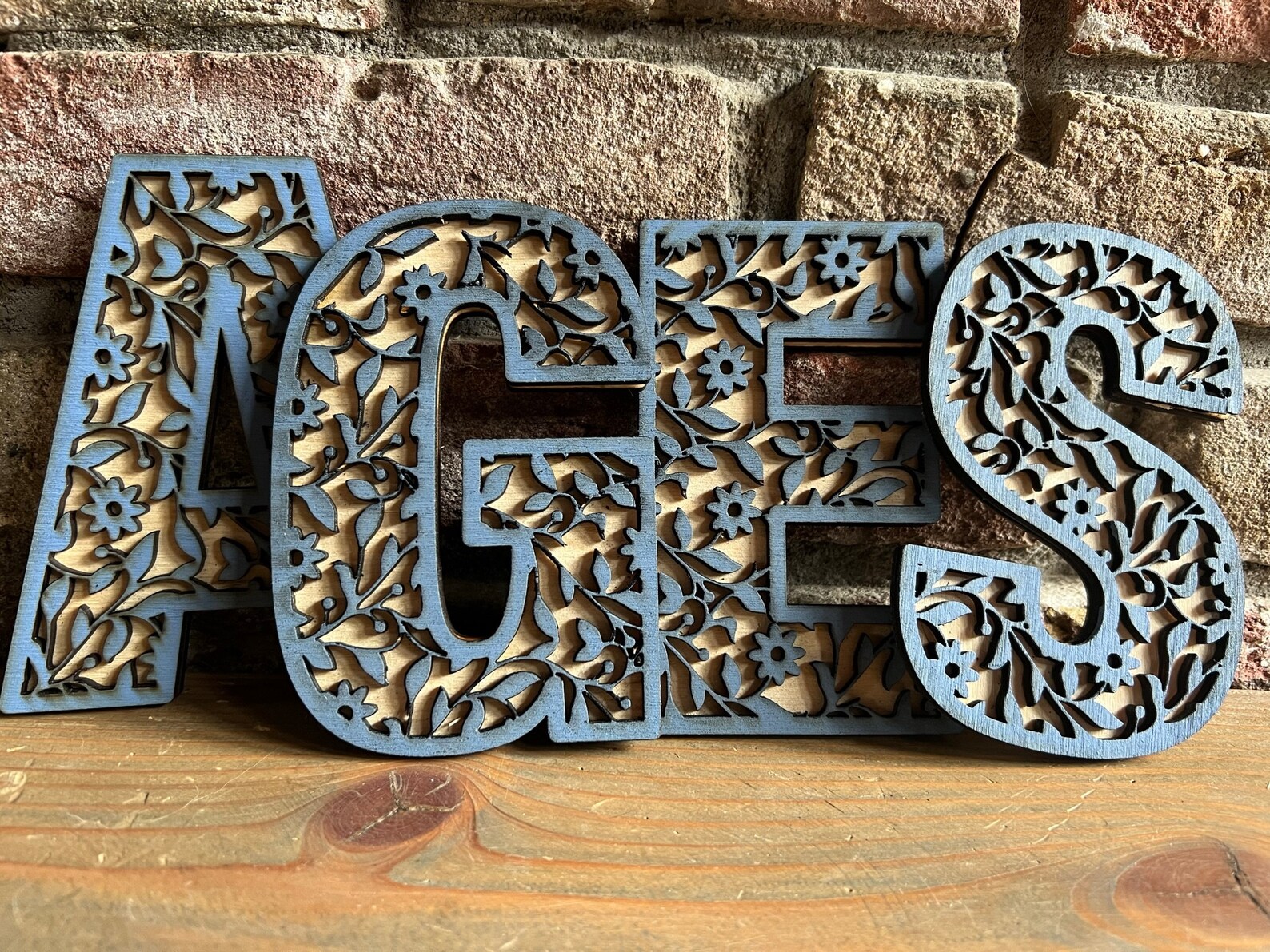 Elegant Two-layer Alphabet Floral Design: Laser & CNC Ready - Instant ...