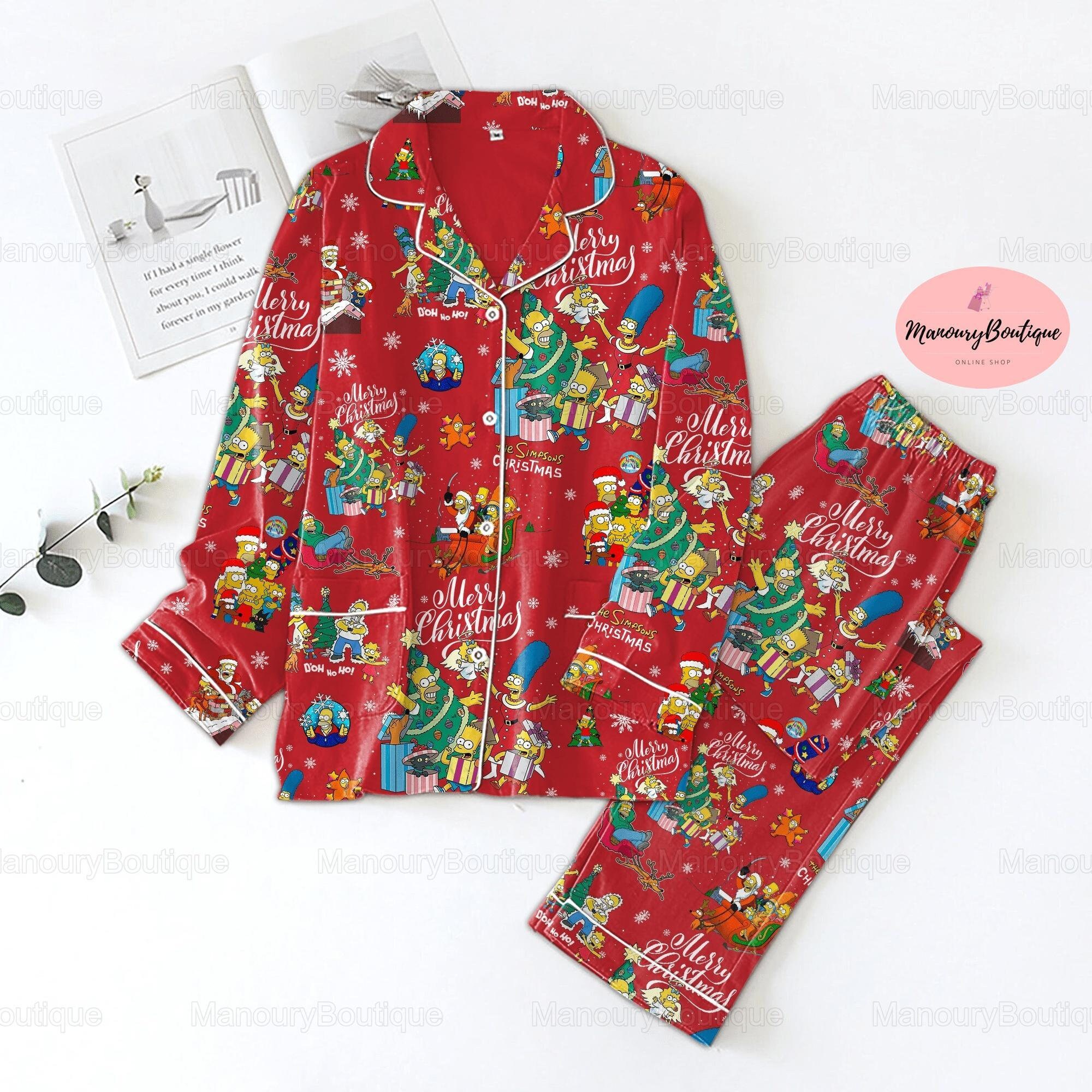 Christmas Simpson Pajamas, Homer Simpson Thick Pajamas sold by Gargi ...