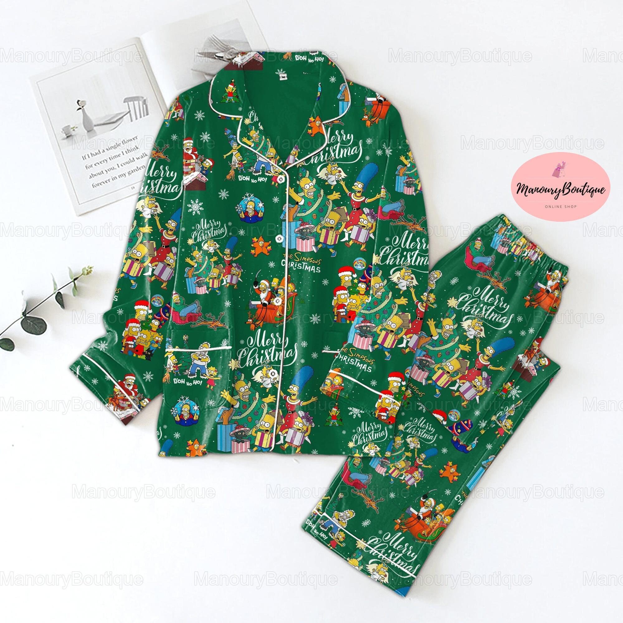 Christmas Simpson Pajamas, Homer Simpson Thick Pajamas sold by Gargi ...