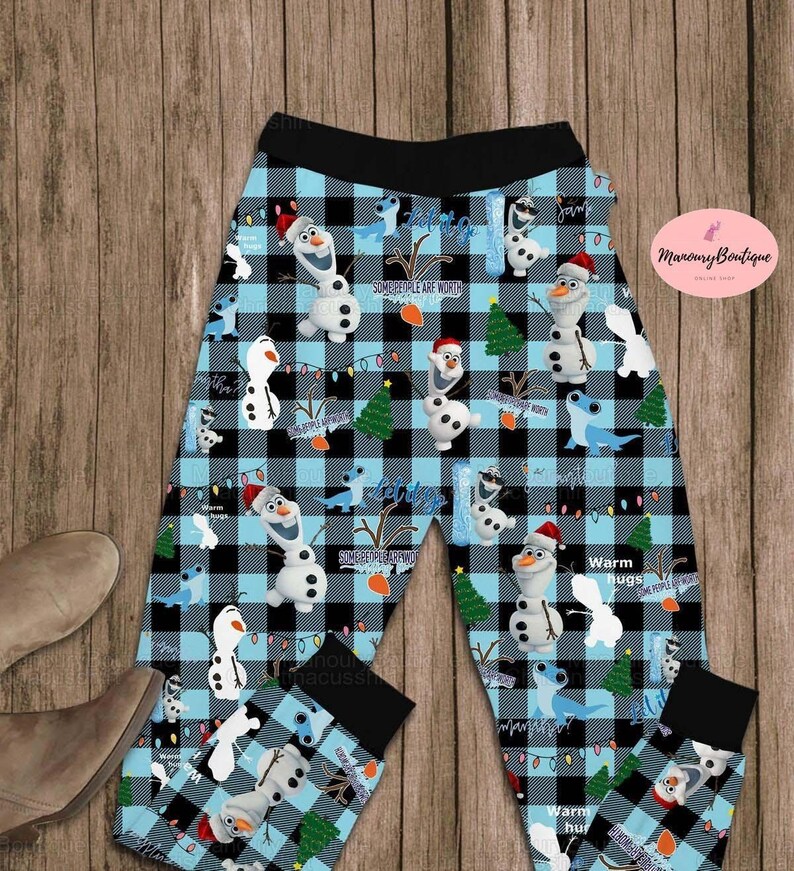 Christmas Olaf Pajamas Set Olaf Xmas Pjs Set Olaf Frozen - Etsy