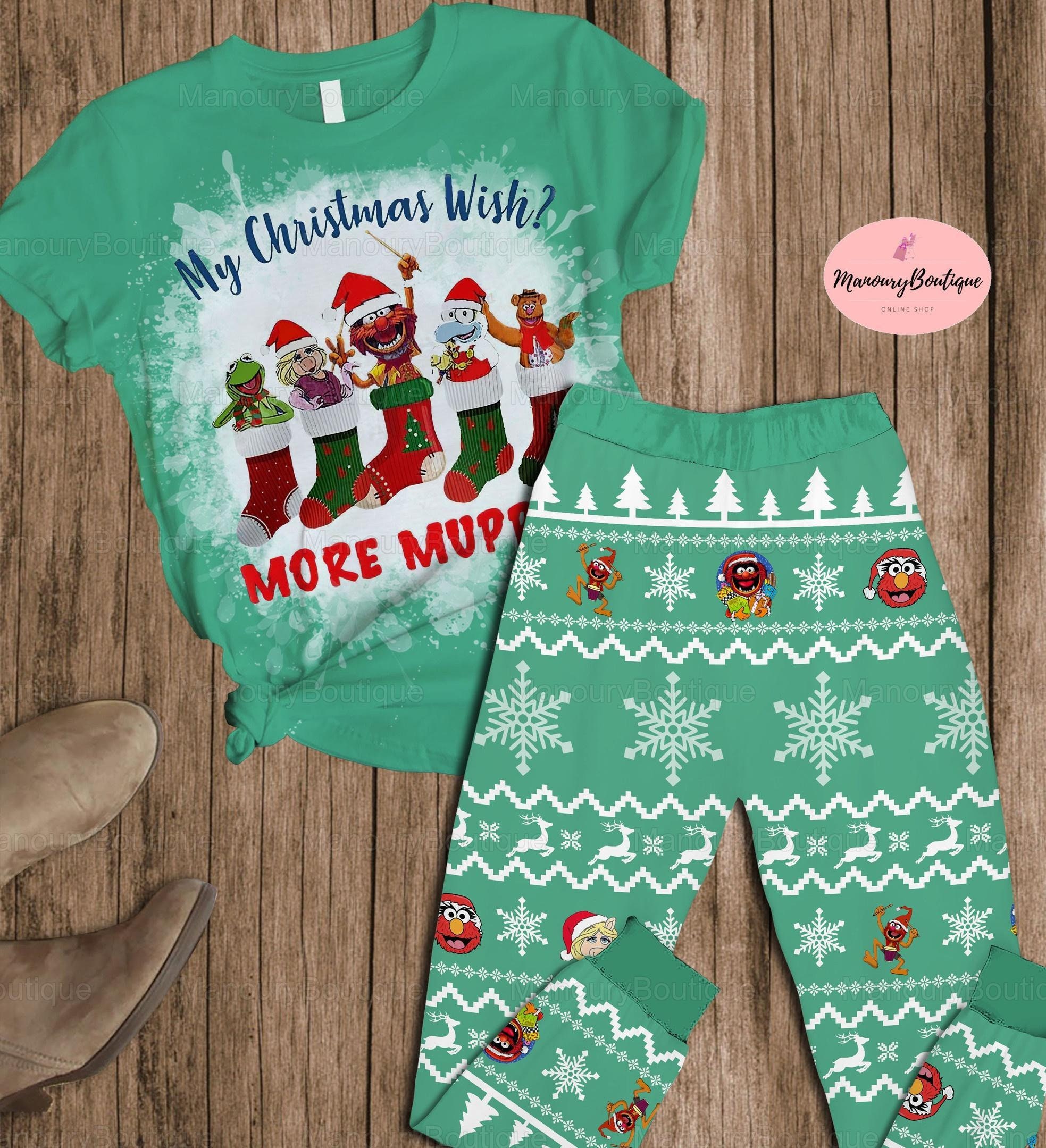 Christmas More Muppet Pajamas Muppet Xmas Family Pajamas - Etsy