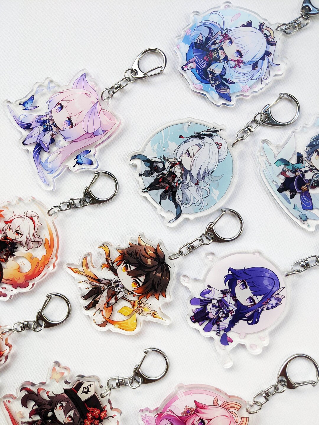 Genshin Impact Keychains - Etsy
