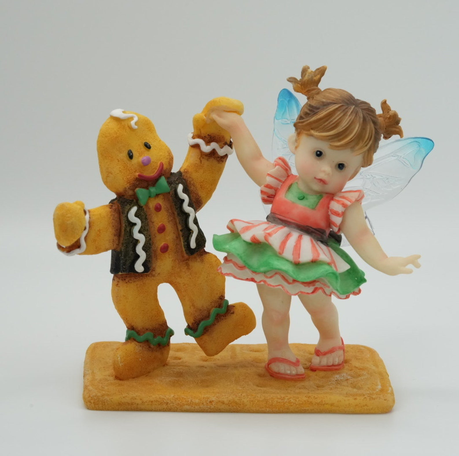 My Little Kitchen Fairies fred and Ginger Gingerbread Man Figurine NIB ...