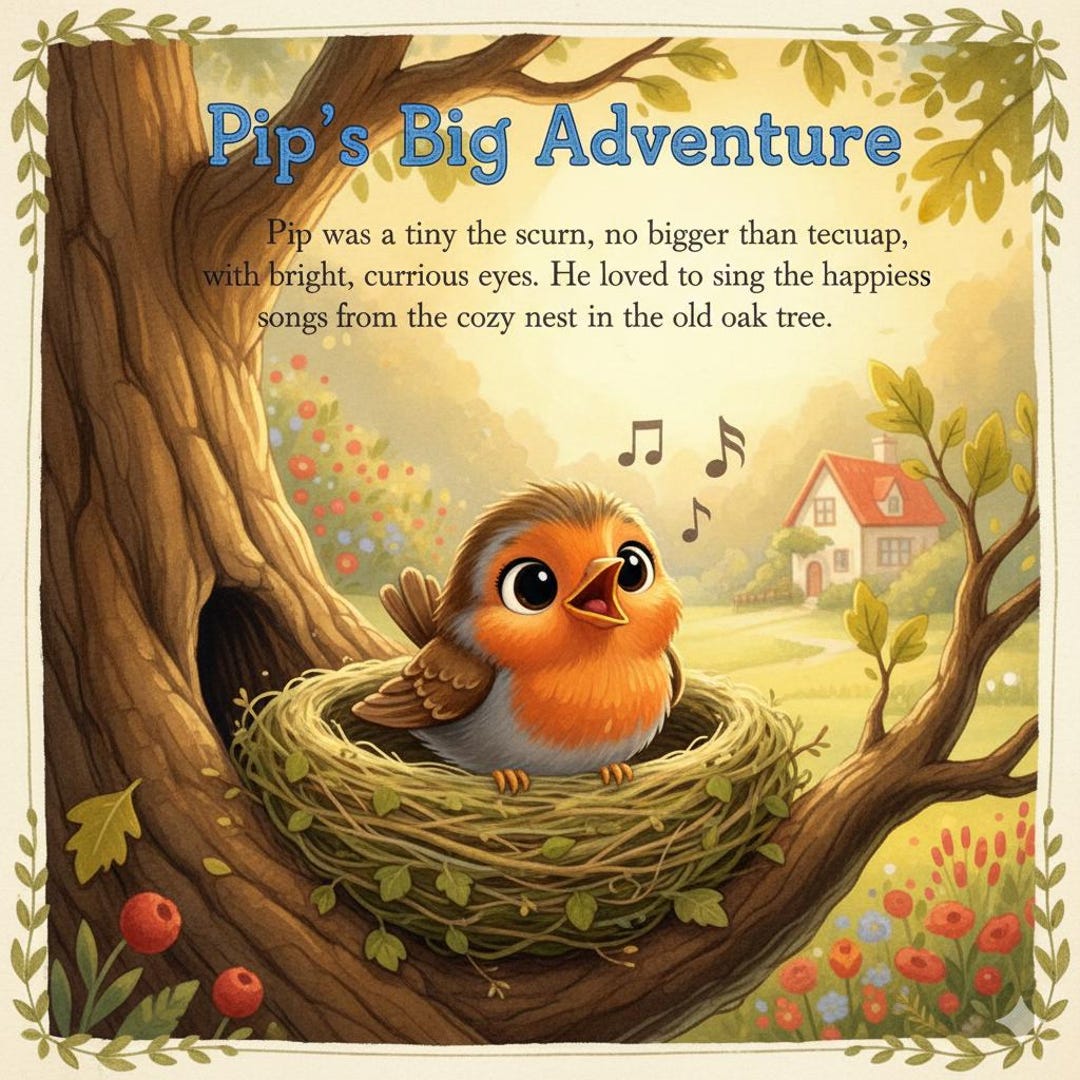 Children’s Book | “pip the Little Bird” | Inspiring Story for Kids ...